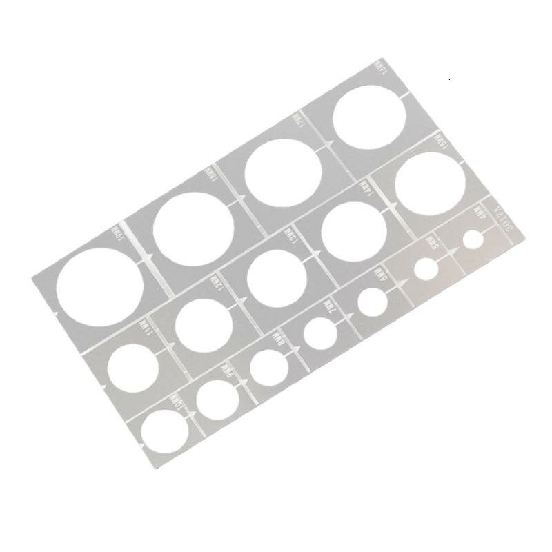 Круглый трафарет для покраски колес моделей