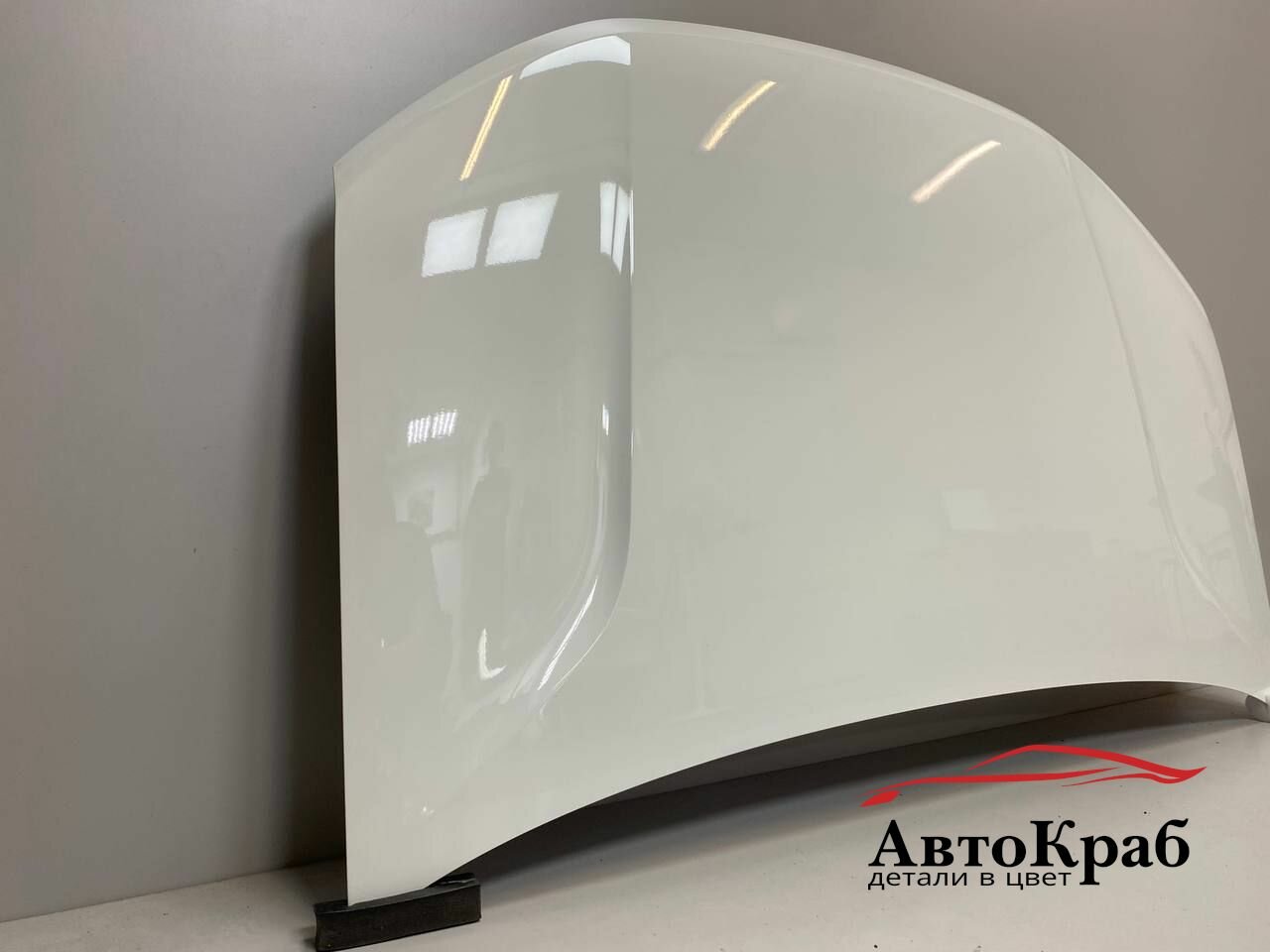 Капот в цвет для Лада Ларгус рестайлинг FL 2021 - 2025 г. 221 - ледниковый, белый