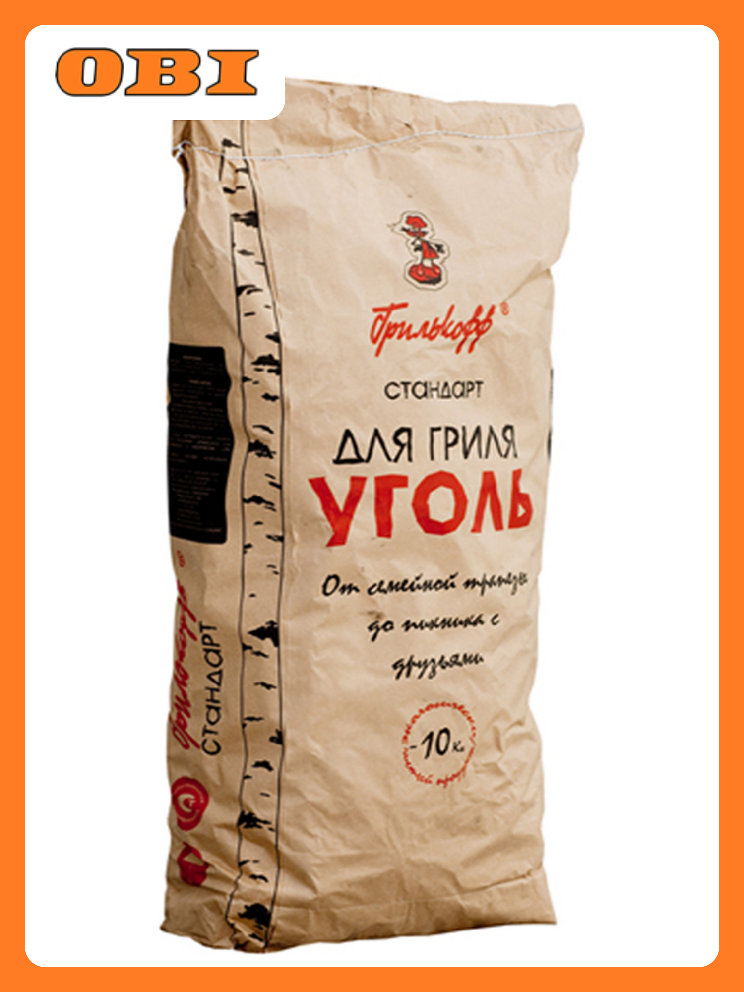 Уголь для гриля Грилькофф 10 кг