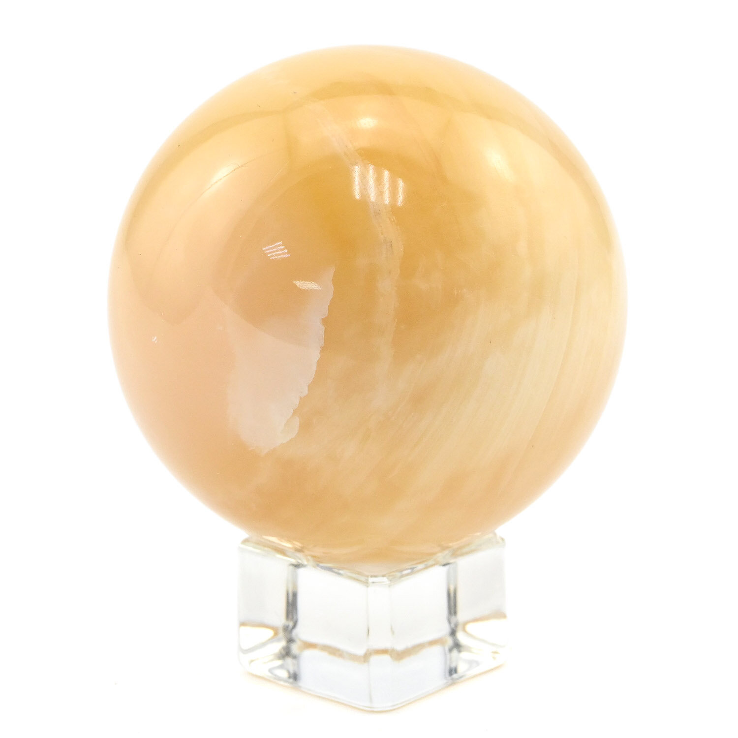 Шар из оникса жёлтого (диаметр 60мм). .