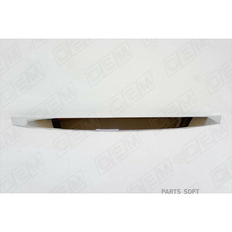 Накладка решетки радиатора Renault Logan 1 2009-2014, хромированная от официального дистрибьютора, OEM, артикул OEM3222