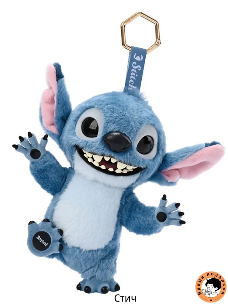 Подвеска-брелок Disney "Potdemiel Stitch" (виниловая игрушка) / Пальцы несгибаемые
