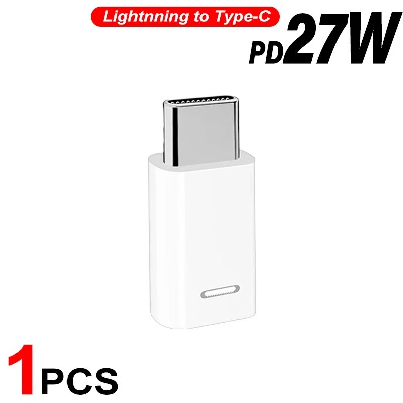 Адаптер Lightning to Type-C PD27W 1pcs