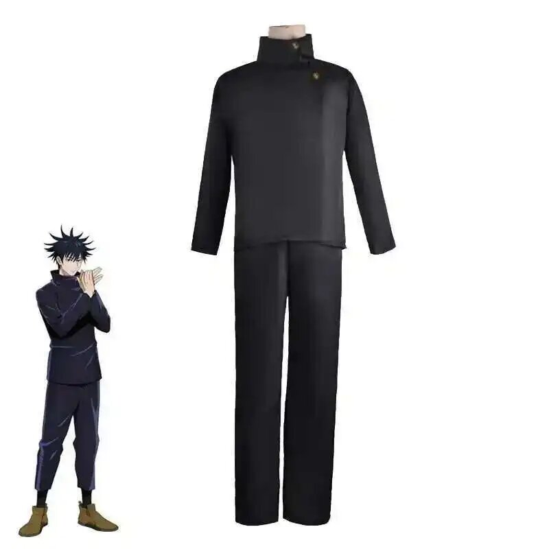 Jujutsu Kaisen Fushiguro Megumi Косплей костюм XXL, Black Costume