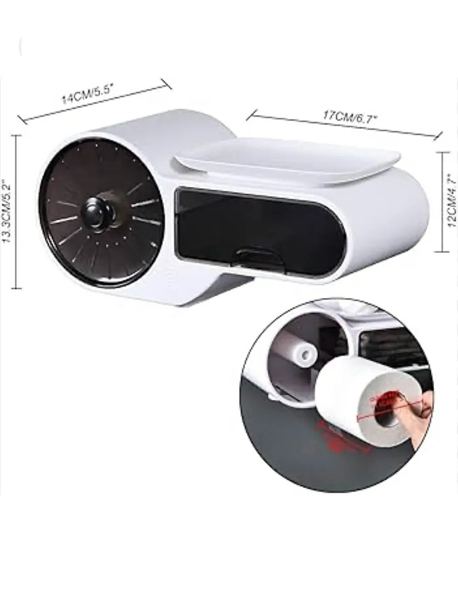 Держатель для туалетной бумаги настенный