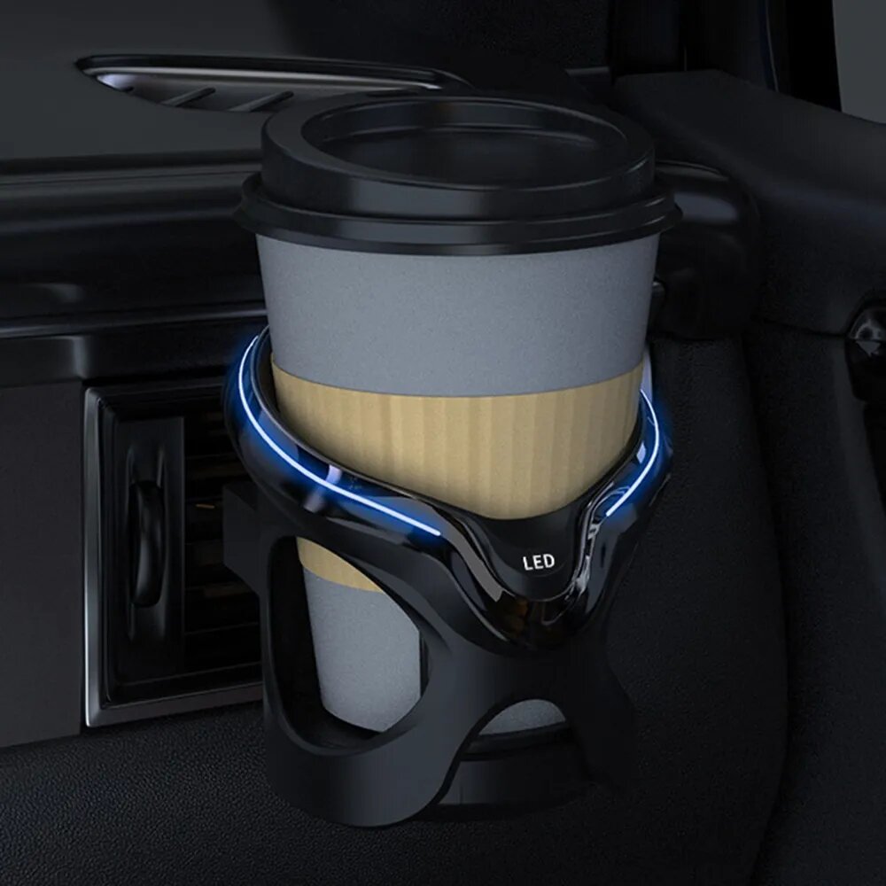 Baidali Подстаканник с подсветкой в машину (черный и Sliver)