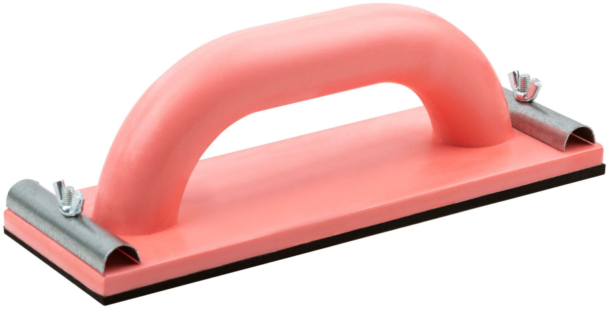 Терка д нажд. бум. пластиковая с мет. прижимом 230х80 мм