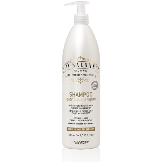 Шампунь IL Salone Milano Glorious shampoo, увлажняющий, 1000 мл