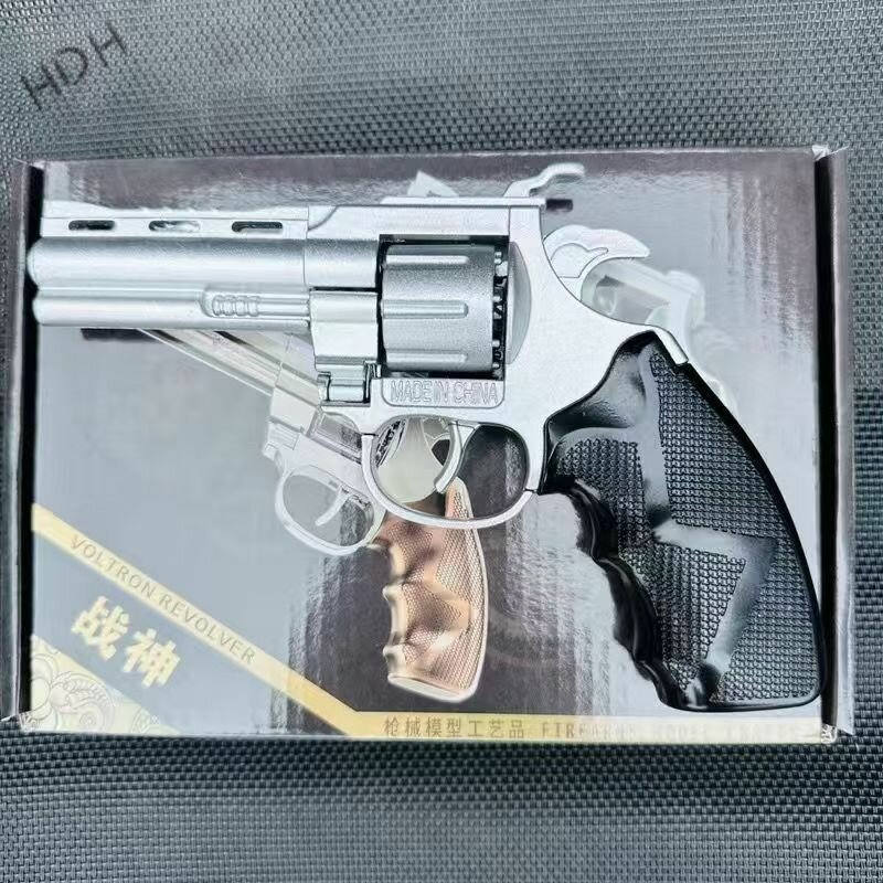 Пистолет металлический с кобурой в комплекте пугач, черный Красивый цвет R960 P1A