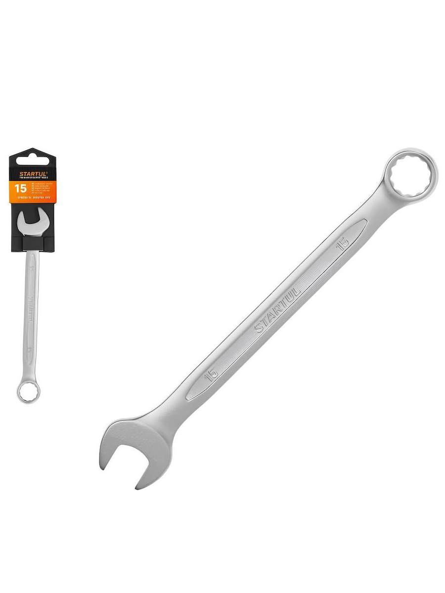 Гаечный ключ комбинированный 15 мм STARTUL Master (ST4270-15)