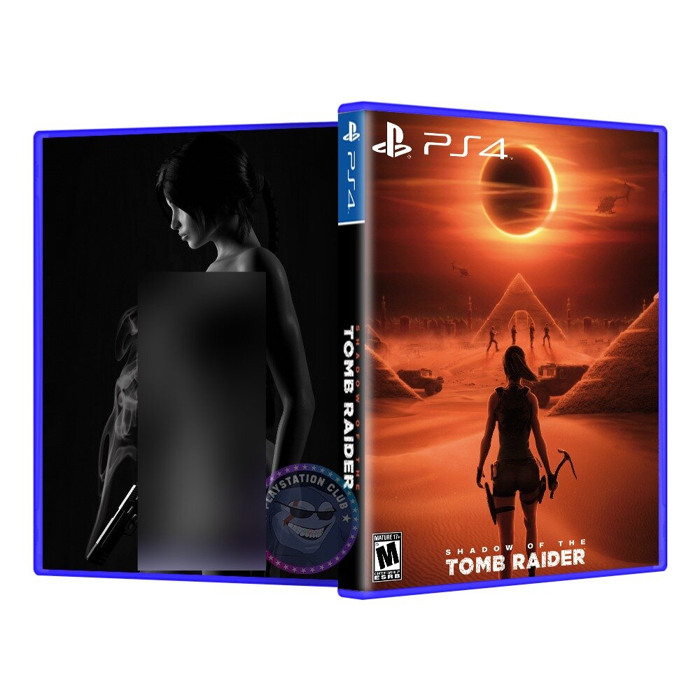 Эксклюзивная обложка PS4 для Shadow of the Tomb Raider №5