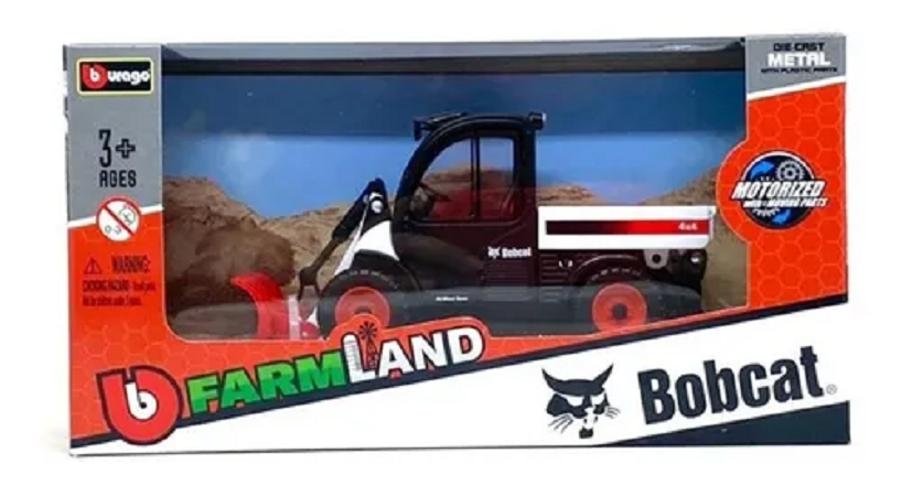 Машинка Bburago Мини-погрузчик Bobcat S590 18-31800 (18-31801)