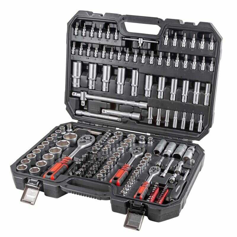 Набор инструментов FORCEKRAFT 172 предмета (1/4", 3/8", 1/2") FK-41723-5