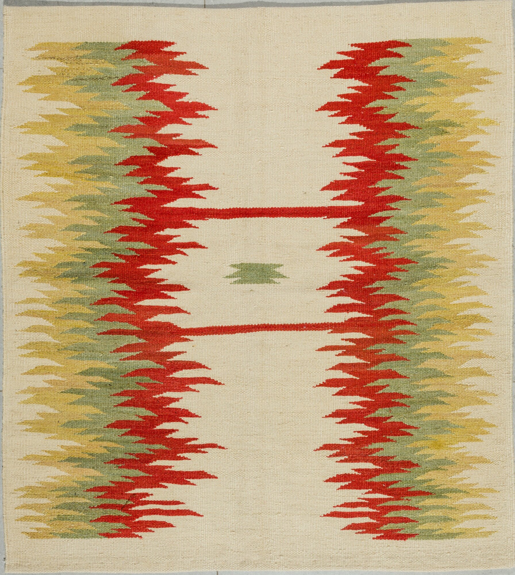 Ковер Persepol Софре, ручной работы, шерстяной, безворсовый, Этнический , 94x104см, Иран