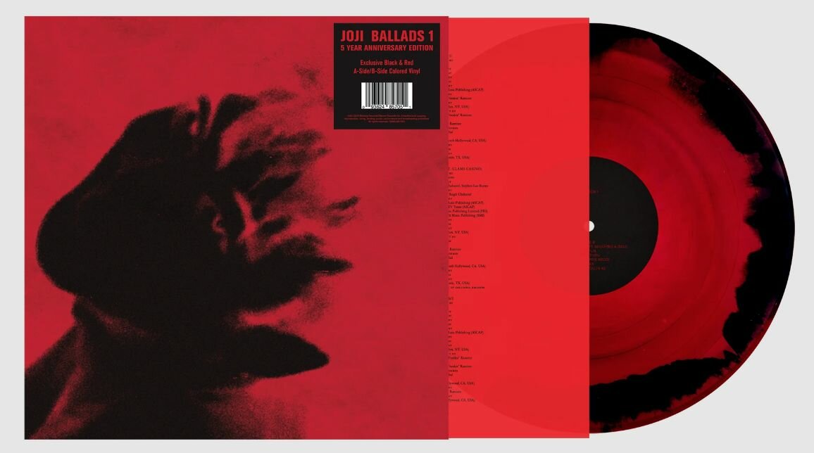 Joji - Ballads 1 (1000шт в мире Red and Black Marble 5th Anniversary USA Ultra-Limited) Красно-Черный Мрамор Виниловая Пластинка