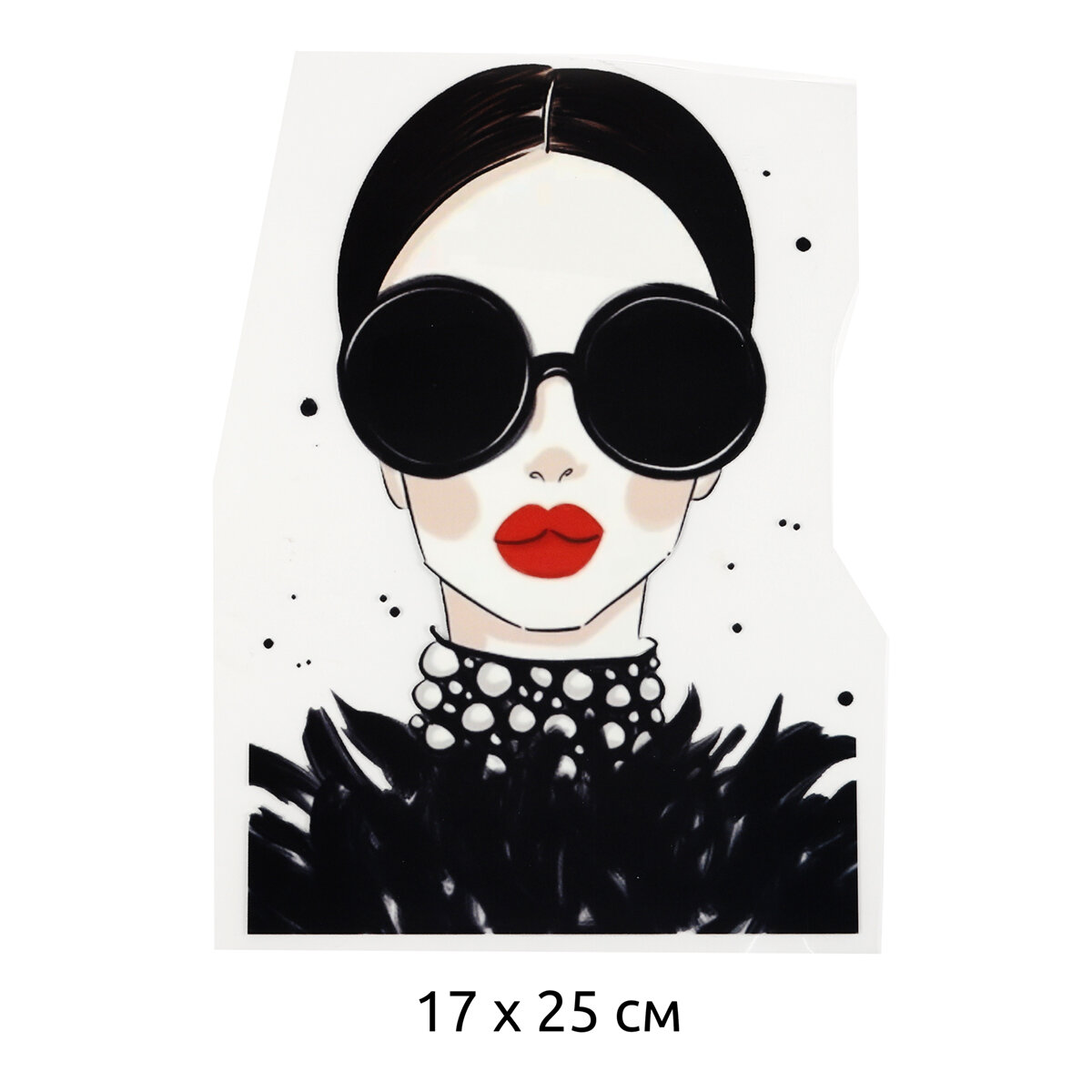 Термотрансфер Девушка, 17х25см
