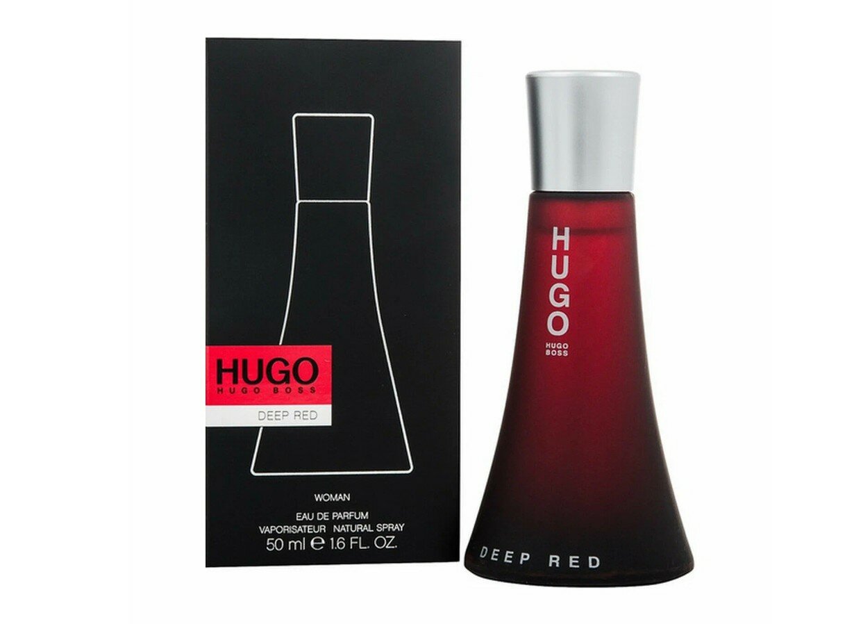 Hugo Boss Hugo Deep Red женская парфюмерная вода, 50 мл. Цветочно-фруктовый аромат