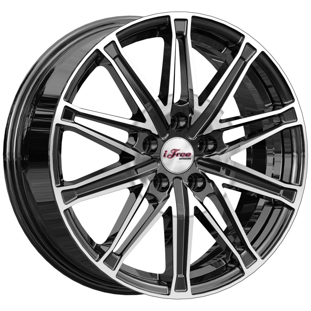 Диски автомобильные iFree Виар 6,5x17 5x114,3 ET37 66,6 Блэк джек