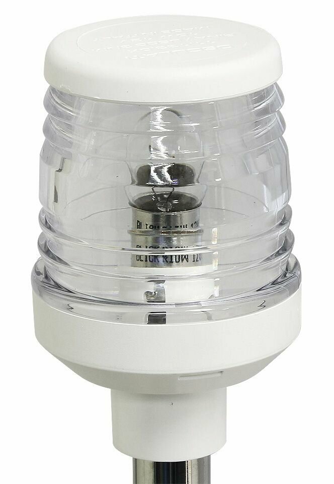 Клотиковый огонь на стойке 600 мм, с шарниром, белый пластик (10236349)