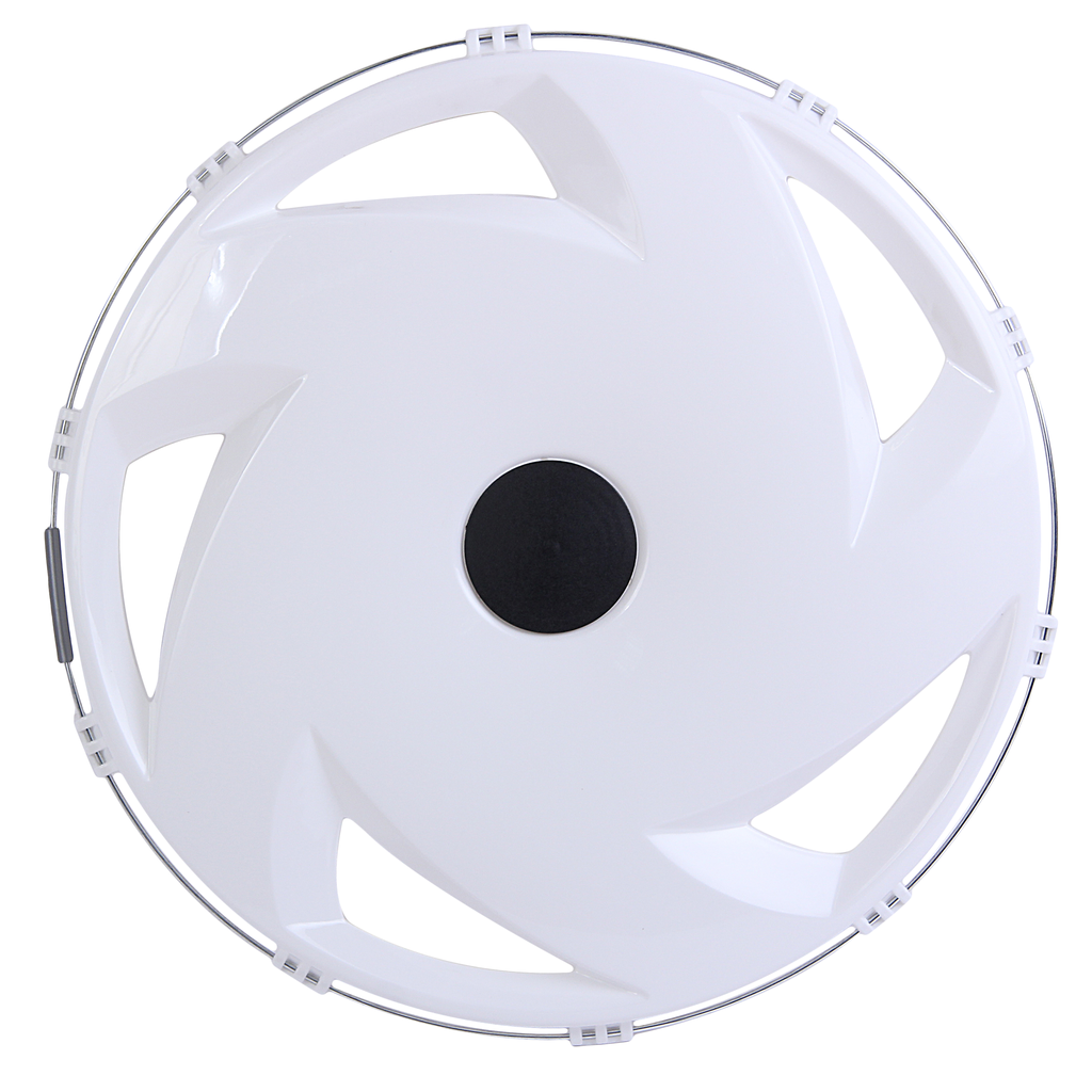 Колпак колеса R-22.5 заднего пластик (белый) (вентилятор) ТТ