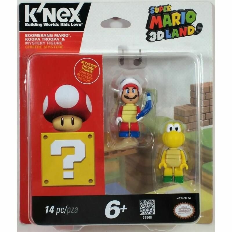 Супер Марио Фигурки Super Mario 3D Land коллекционные, размер 5 см