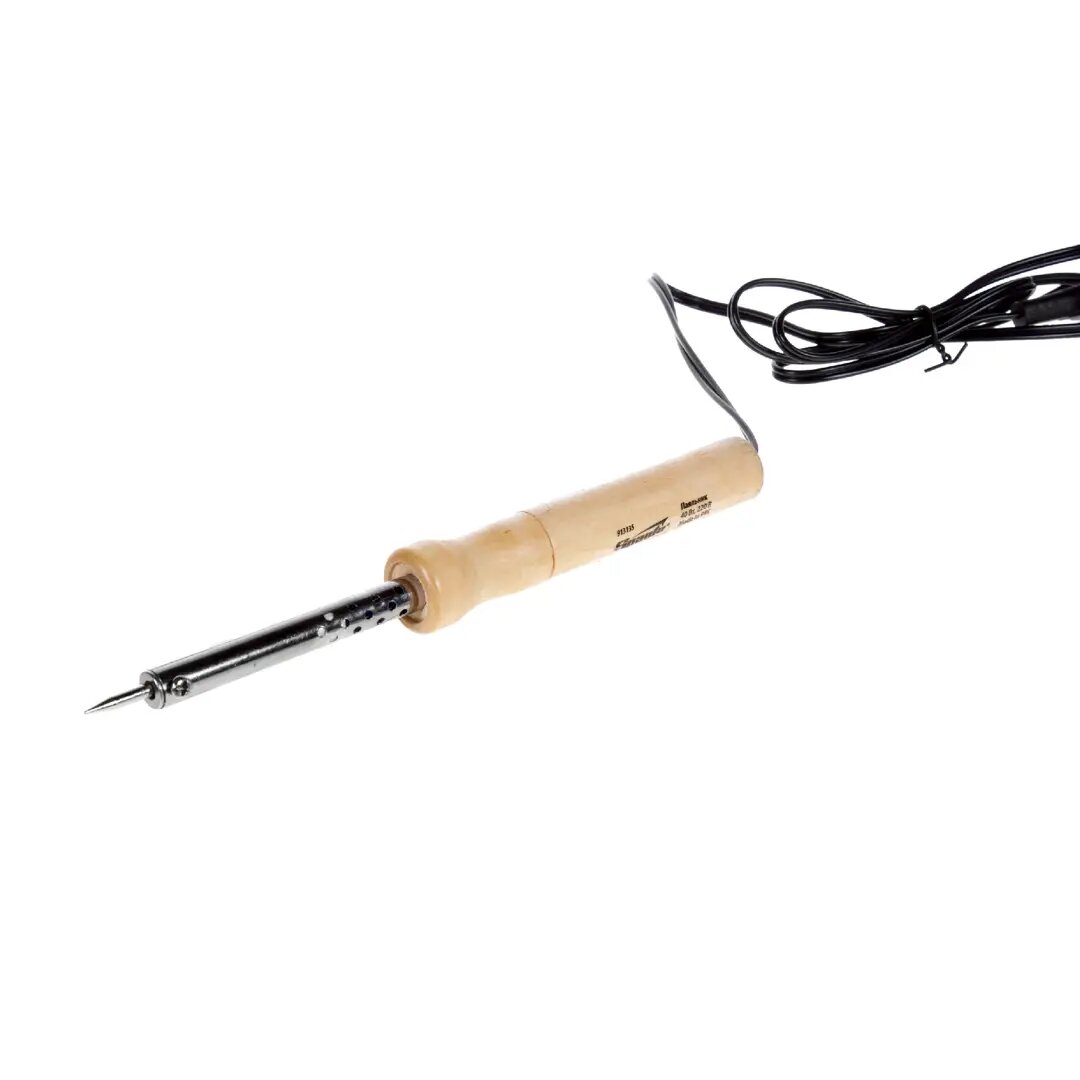 Паяльник Sparta 40 Вт, деревянная ручка