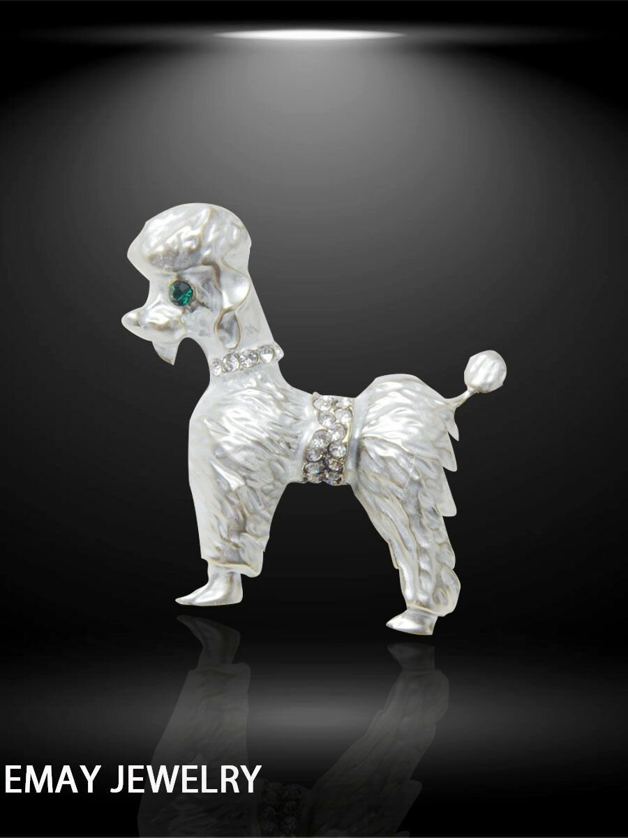 Брошь, искусственный камень