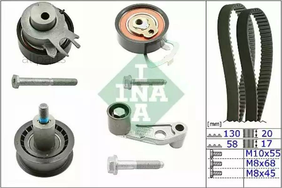 INA 530 0089 10 Ремкомплект ГРМ VW/SKODA INA 530 0089 10