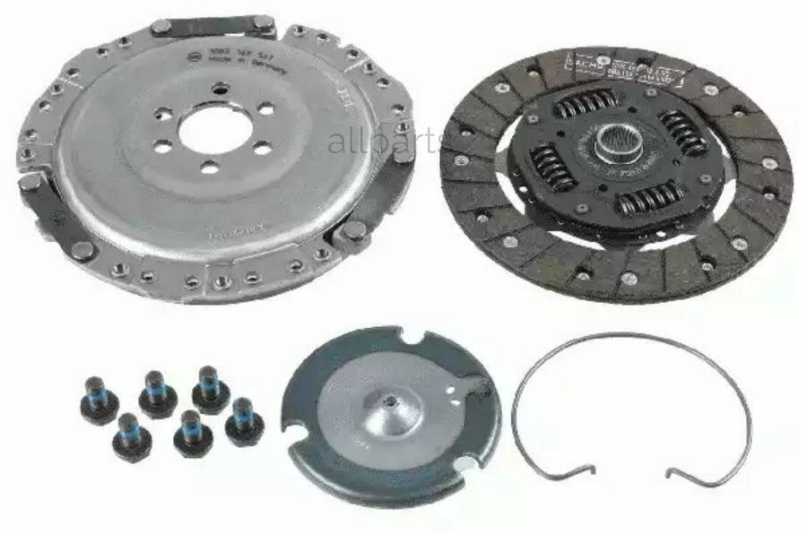 SACHS 3 000 822 601 К-кт сцепления VW BORA 98-05, GOLF 97-05/SKODA OCTAVIA I 96-11 1.6,2.0 210мм