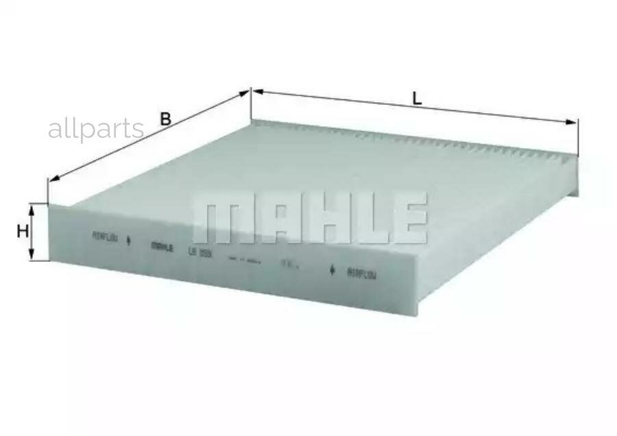 MAHLE LA859 Фильтр салона FORD TRANSIT 06-
