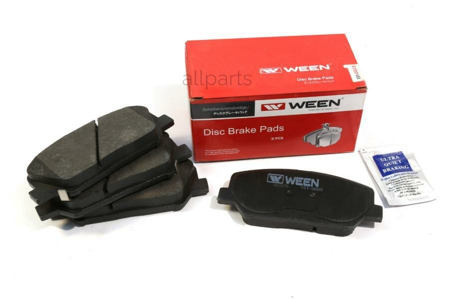WEEN 151-0003 Тормозные колодки дисковые передние KIA Cee'd (JD) Pro Cee'd (JD) 16 Optima Cerato Cerato Koup