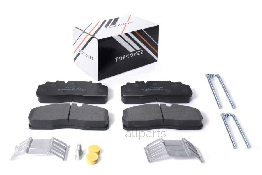 TOPCOVER T0298-1002 Колодки тормозные передние к-кт