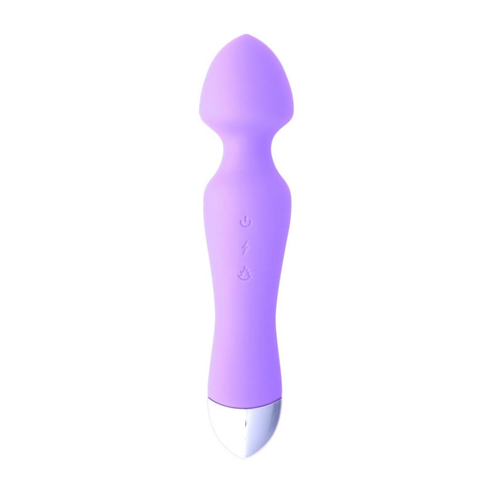 Вибратор массажер с подогревом Crima HOT Hot Violet, Перезаряжаемый
