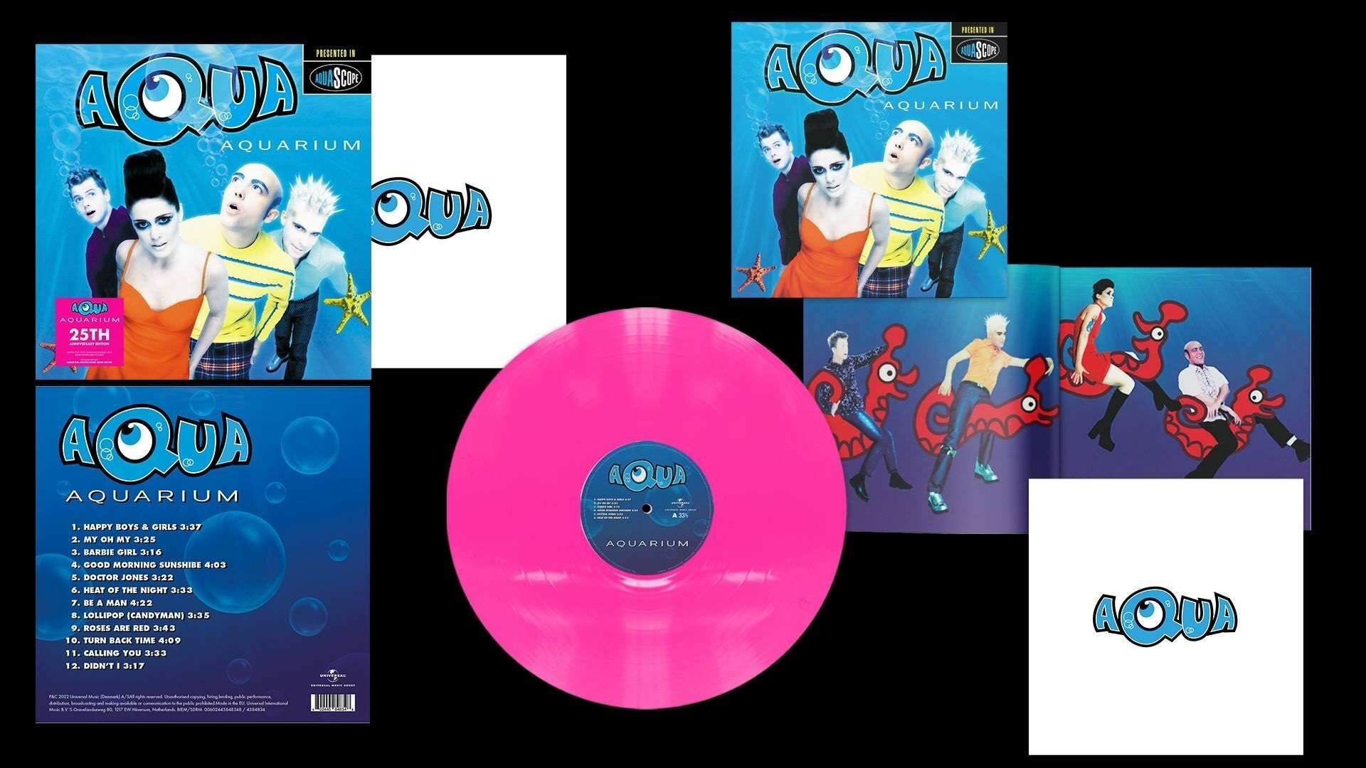 Виниловая пластинка Aqua - Aquarium (Limited 25th Anniversary Edition) (180g) (Pink Vinyl) (1 LP)