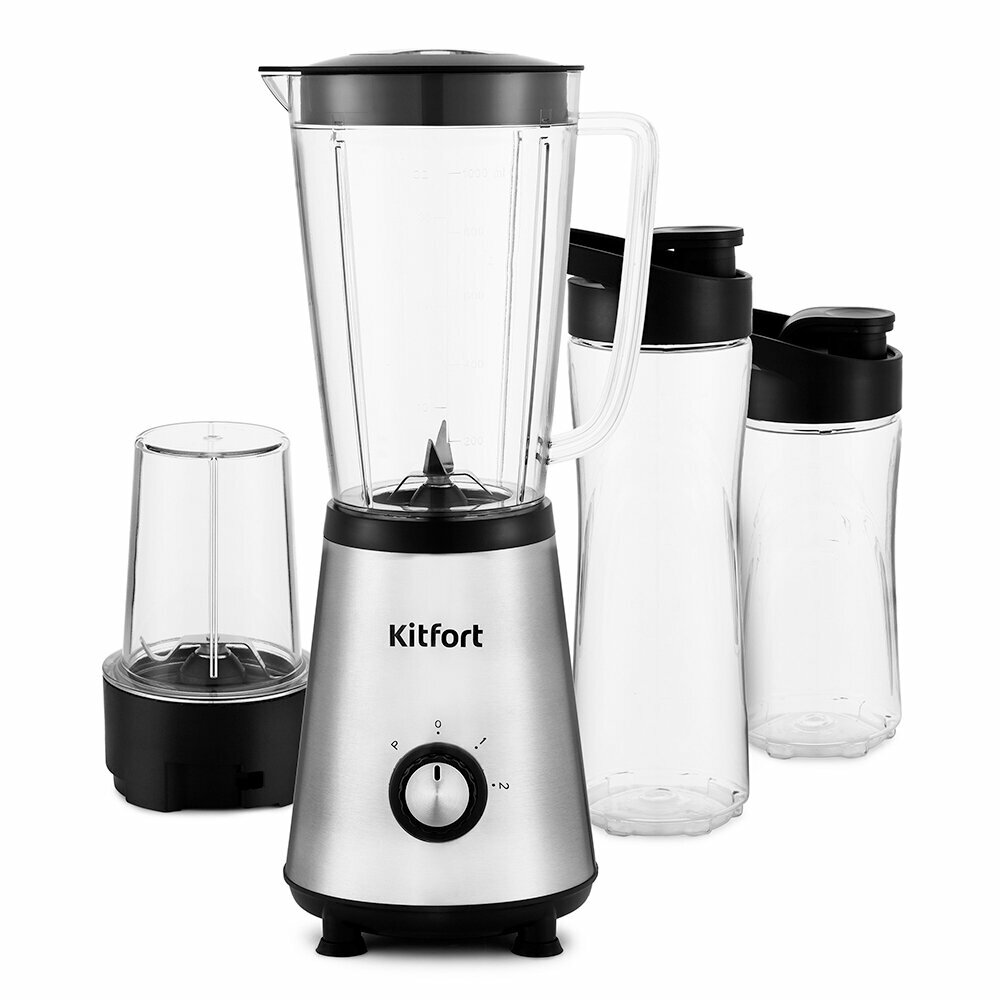 Стационарный блендер Kitfort КТ-1340-3, серебристый