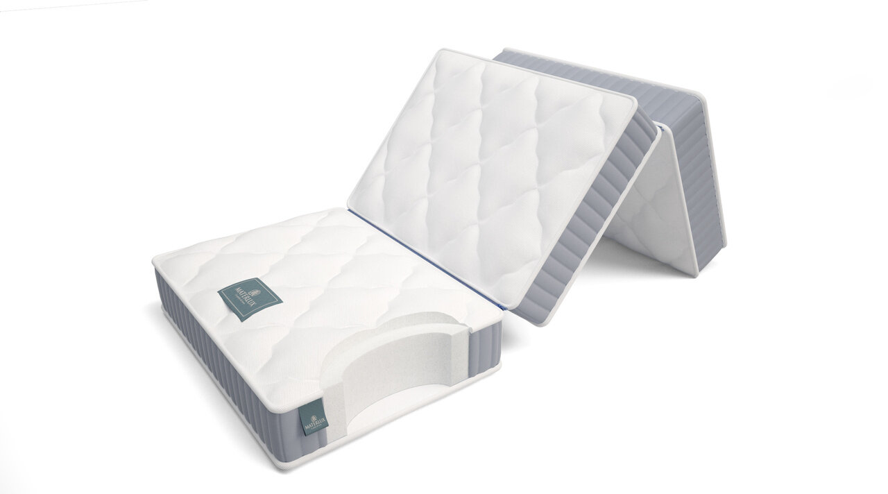 Матрас Materlux Palermo Cotone Picnic 90х200 высота 15 см анатомический средней жесткости Беспружинный