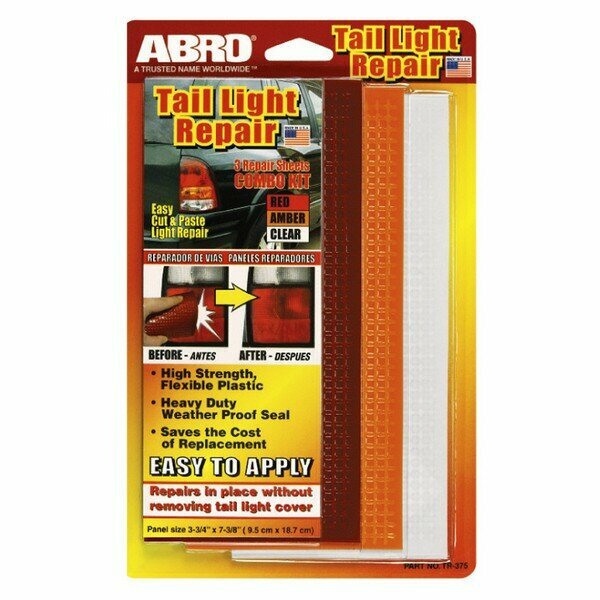 Автохимия ABRO Ремонтный набор для стоп-сигналов (9,5 см х 18,7 см) ABRO TR-375