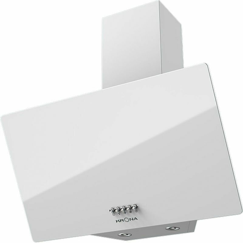 Вытяжка наклонная Krona HELGA 600 white PB