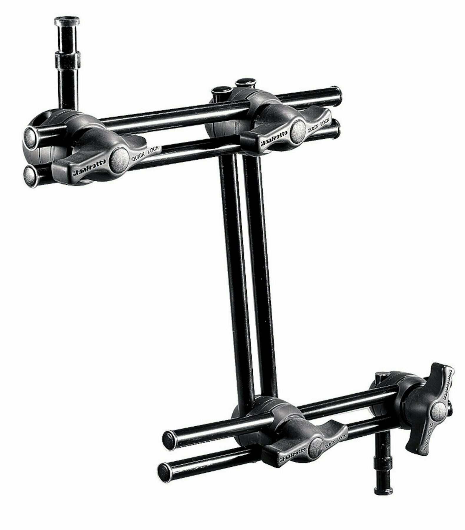 Кронштейн шарнирный Manfrotto 396AB-3 Double Arm трехсекционный с двумя пальцами 16 мм