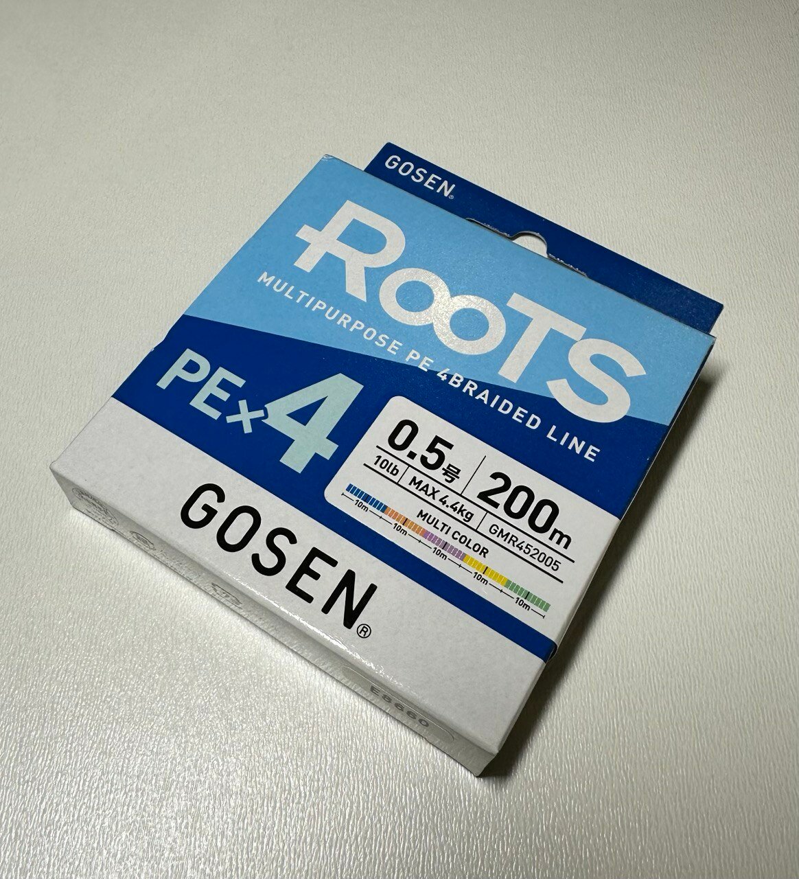 Плетенный шнур Gosen Roots PE X4 Multi Color 200m #0.5