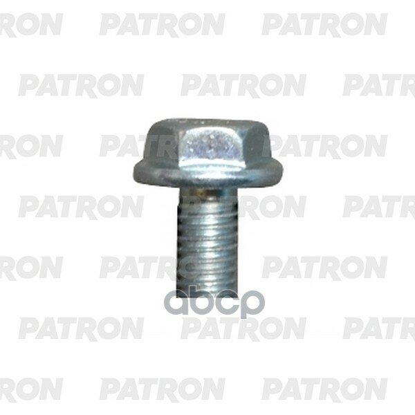 Болт металлический белый M10X40 PATRON арт. P37-3131T