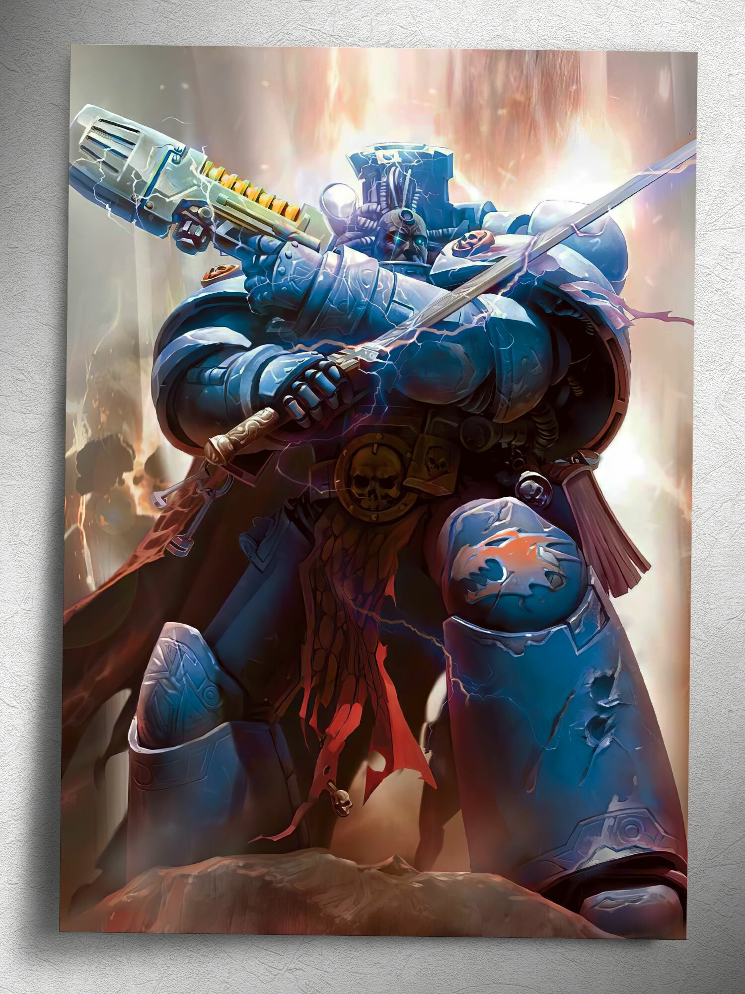 Постер: Примарх с Ноктюрна (Саламандры, Вархаммер 40000, Warhammer)