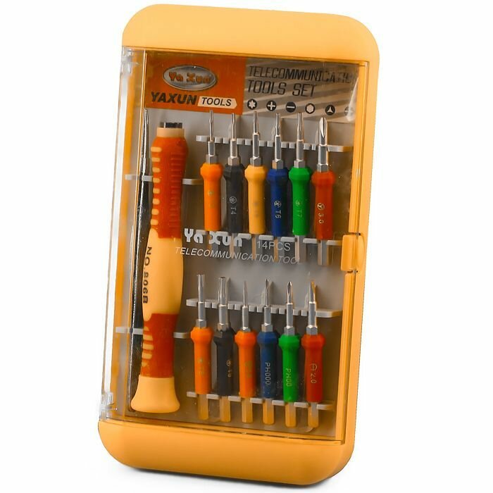 Набор отверток для ремонта электроники Ya Xun YX-806-14B
