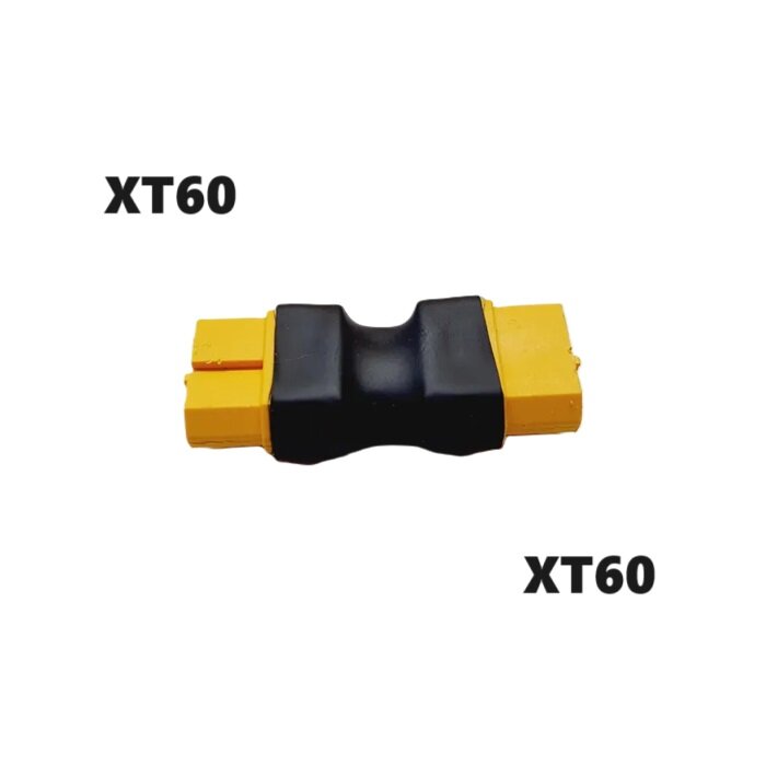 Переходник ХТ60 на XT60 (папа / папа) 174 соединительный разъем питания XT60 желтый XT-60 адаптер XT60H коннектор XT60U M штекер