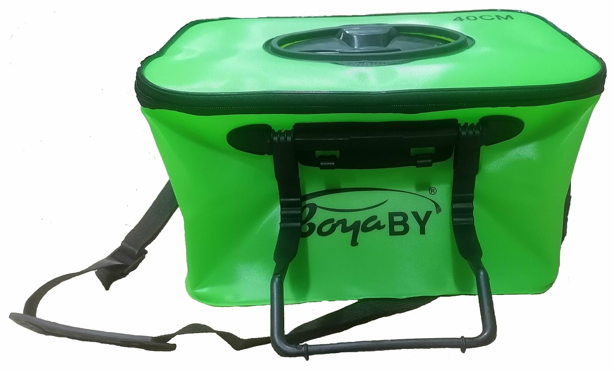 Кан / Ведро силиконовое для живца и замеса прикормки 40*24*24