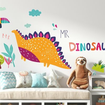 Наклейка интерьерная на стену «Детский динозавр»