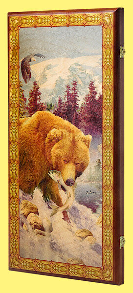 Шахматы, нарды, шашки Медведь (средние)