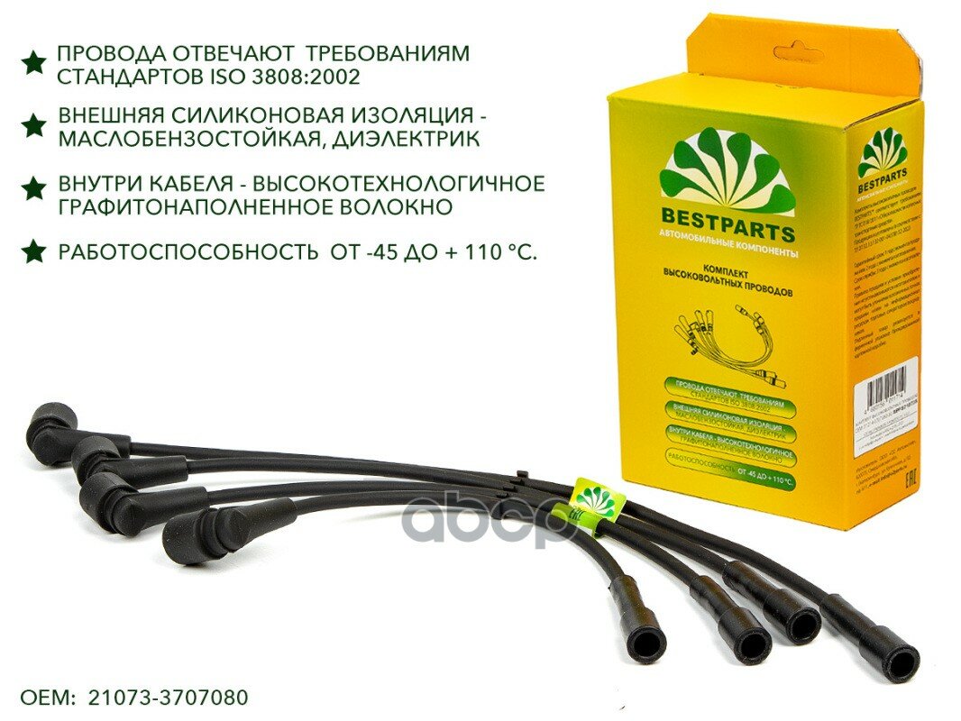 Провода свечные 21073 21214 inj 1,7л BESTPARTS BPPS21073S BestParts арт. BPPS21073S