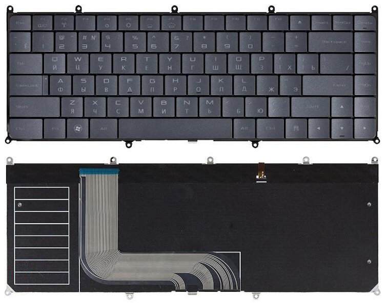 Клавиатура для ноутбука Dell Adamo 13-A101 AESS5700010, черная