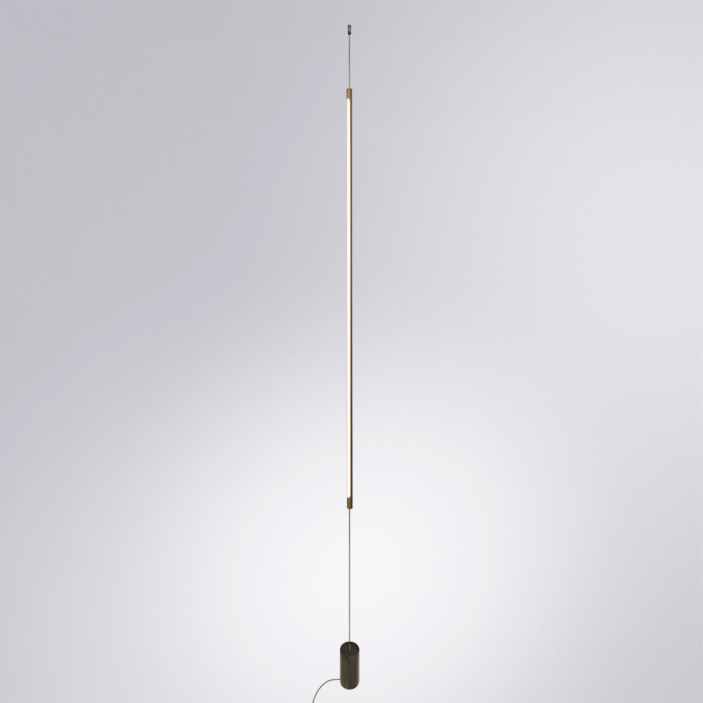 Торшер напольный Arte Lamp MACLEAN A2918PN-1BK, LED, 22Вт, чёрный